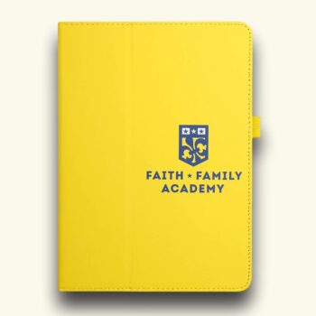 Branded Executive Leather iPad Cases with Hand Strap - Bulk