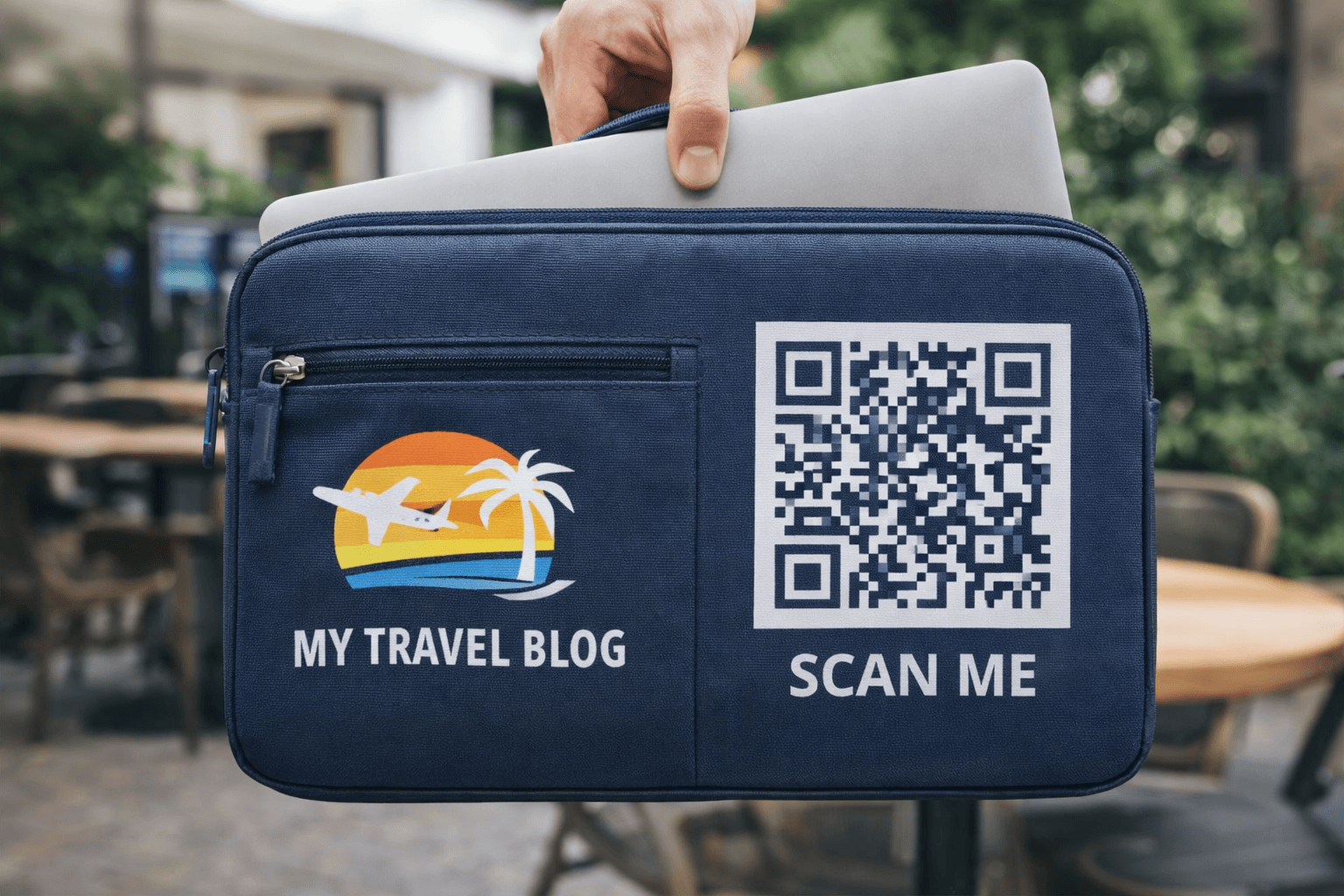 Why Travel Bloggers Use Custom Laptop Sleeves with QR Codes (2026)